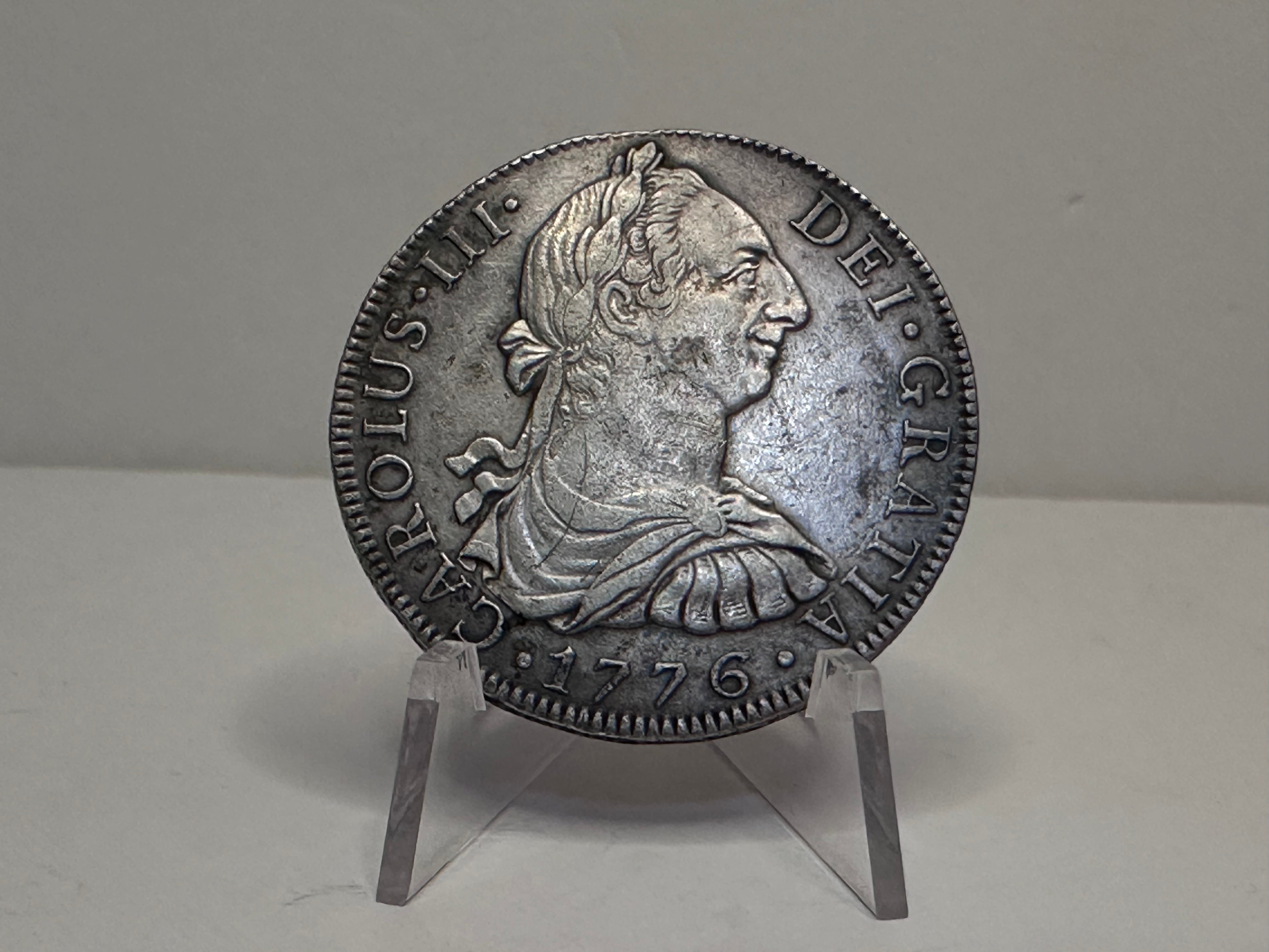 8 Reales Carlos III 1776 Mexico – Numismática Romero